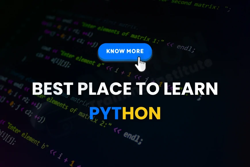 Best Python Training Institute for Beginners and Professionals in 2025 - Learn Python ...