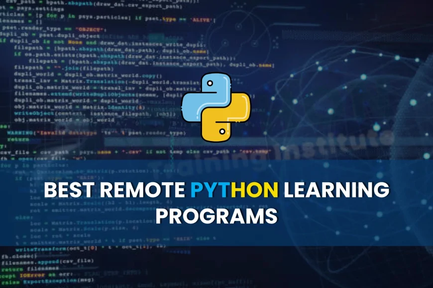Best Remote Python Learning Programs Pune - Learn Python Programming with Experts